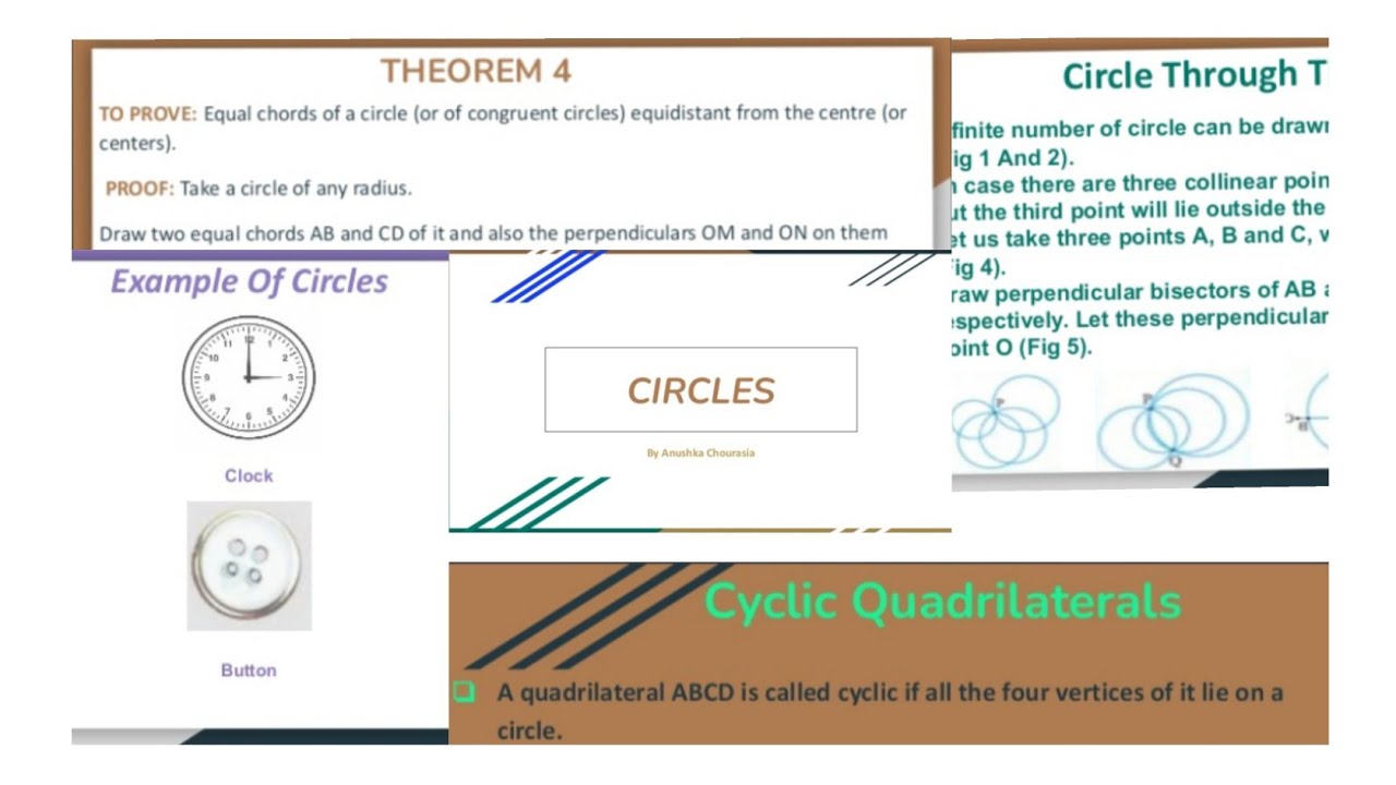 Ppt On Circles Class 9 Maths - YouTube