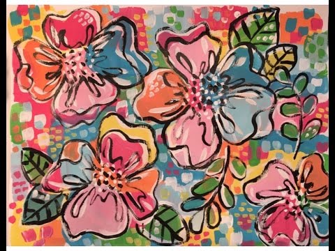 Patchwork Flower tutorial - YouTube