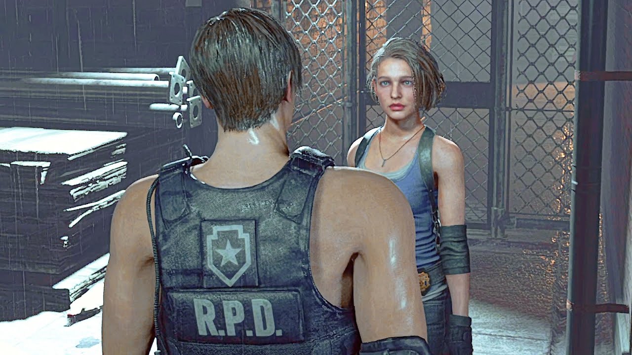Leon Meets Jill Valentine (All Cutscenes) - RESIDENT EVIL 2 REMAKE MOD ...