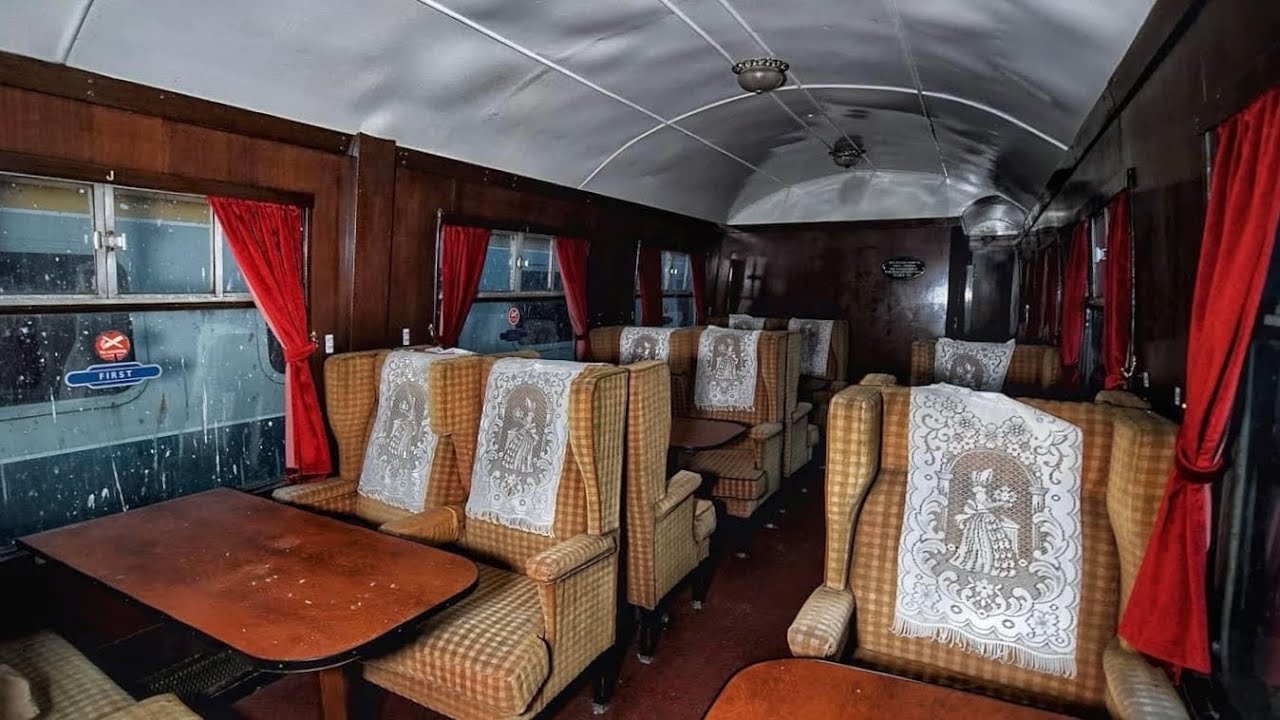Abandoned Train Yard UK 1960s Carriages - YouTube
