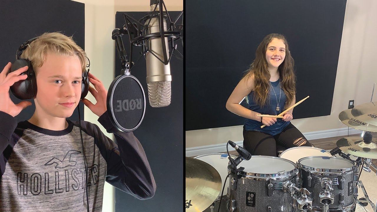 Eye Of The Tiger (Survivor) drum cover by Jayda feat Callum - YouTube