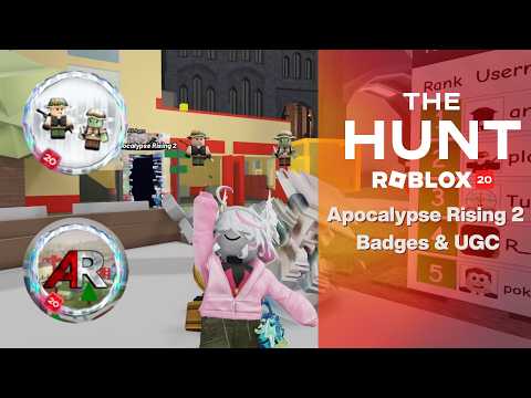 How to Get the Badge & UGC in Apocalypse Rising 2 — The Hunt: Roblox 20 [2013 Challenge]