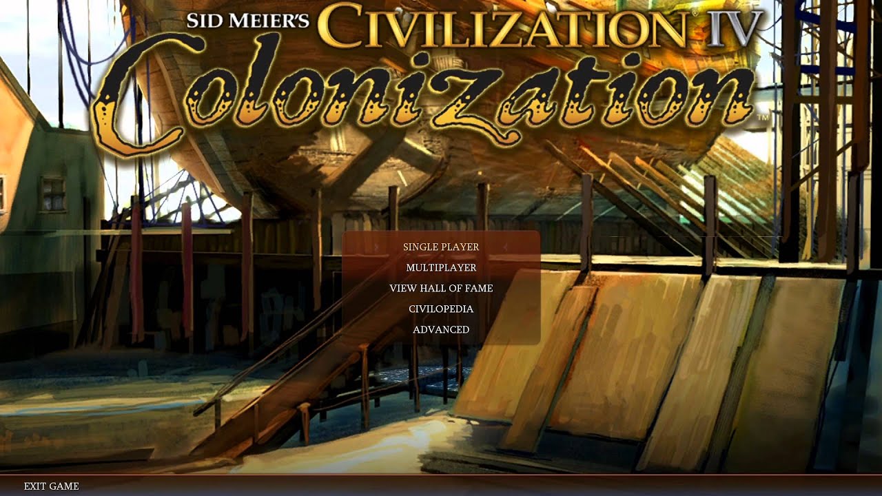 Civilization 4 Colonization Main Menu Theme Animatic (2008, Firaxis ...