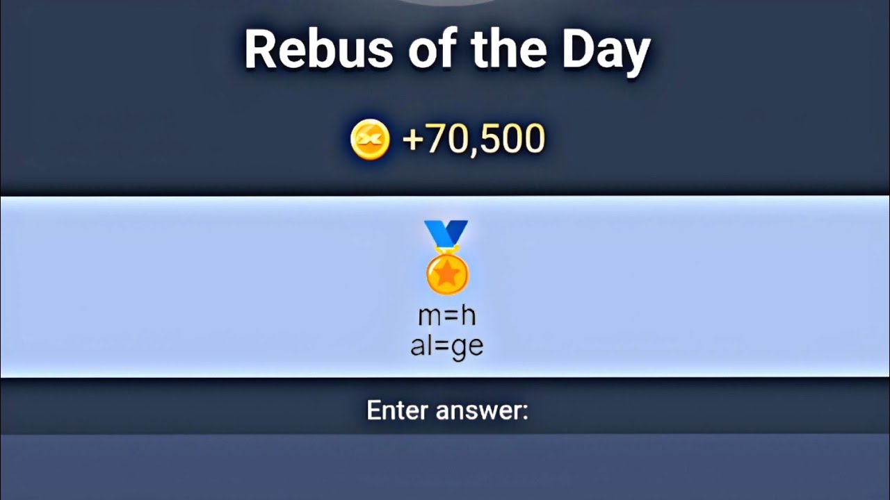 Rebus Of The Day Musk Empire 13/14 August | X Empire Rebus Of The Day ...