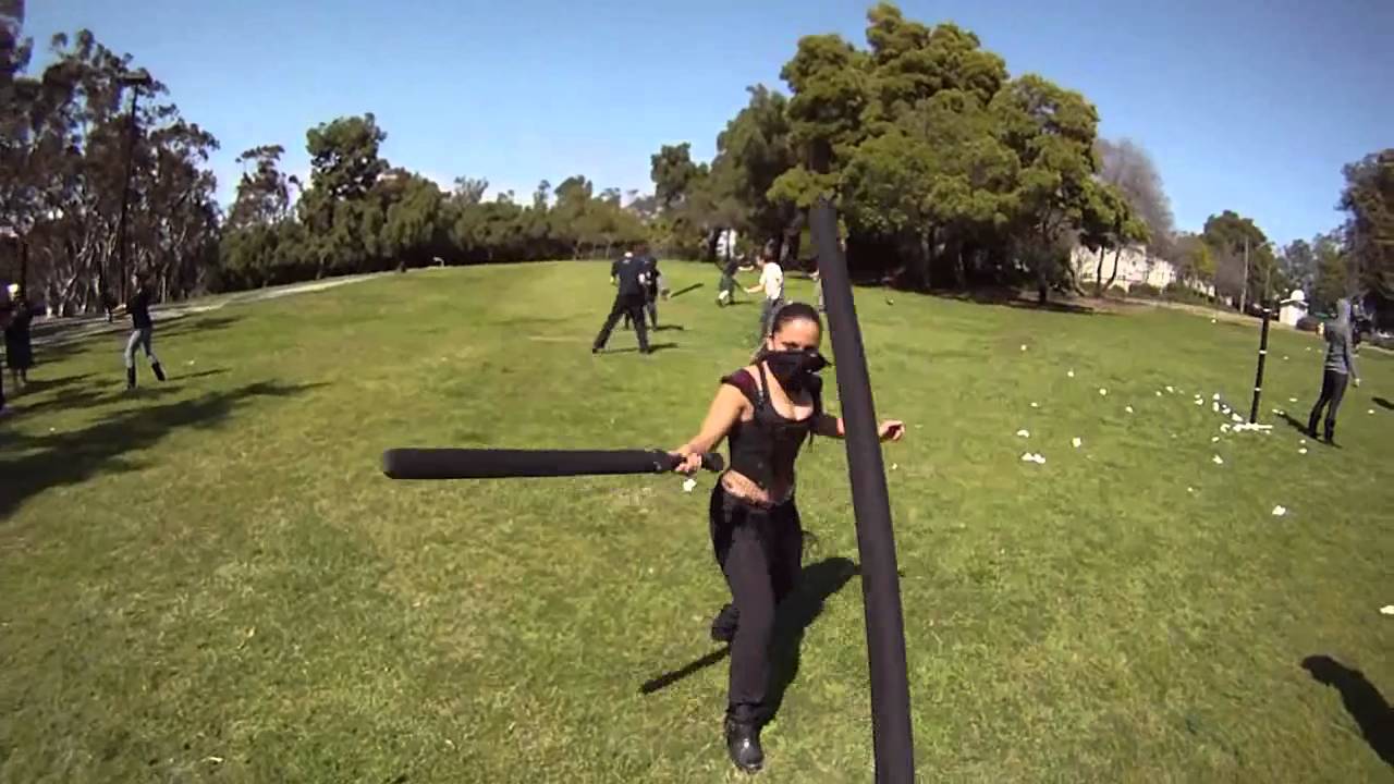 Michael K. POV Larp Fight at Gathering - YouTube