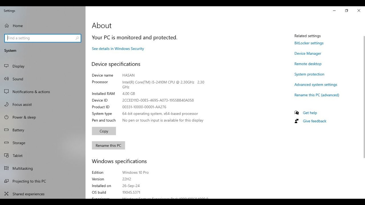 How To Change Your PC Name or Device Name In Windows OS in 25 Seconds ...