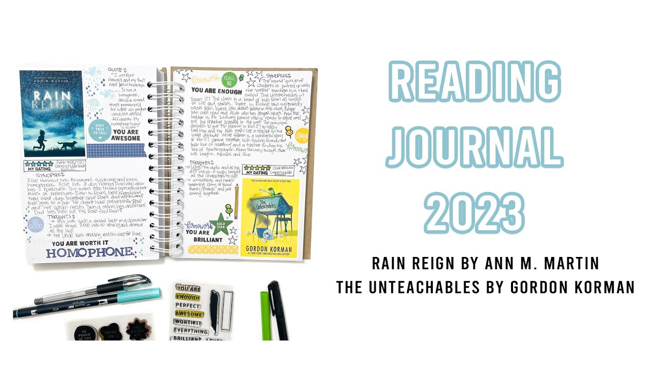 Reading Journal 2023 | July Favorite Book | Scrapbooking - YouTube