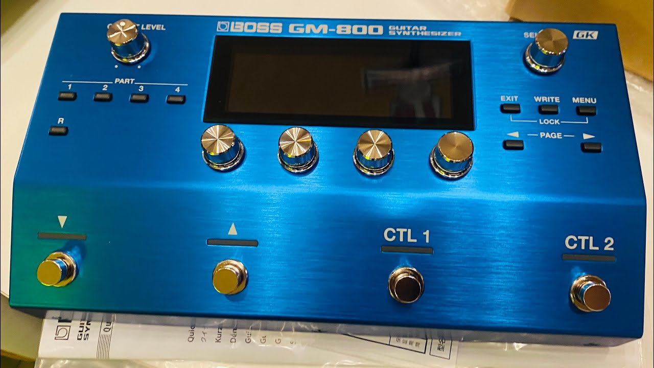 Unboxing BOSS GM-800 - YouTube