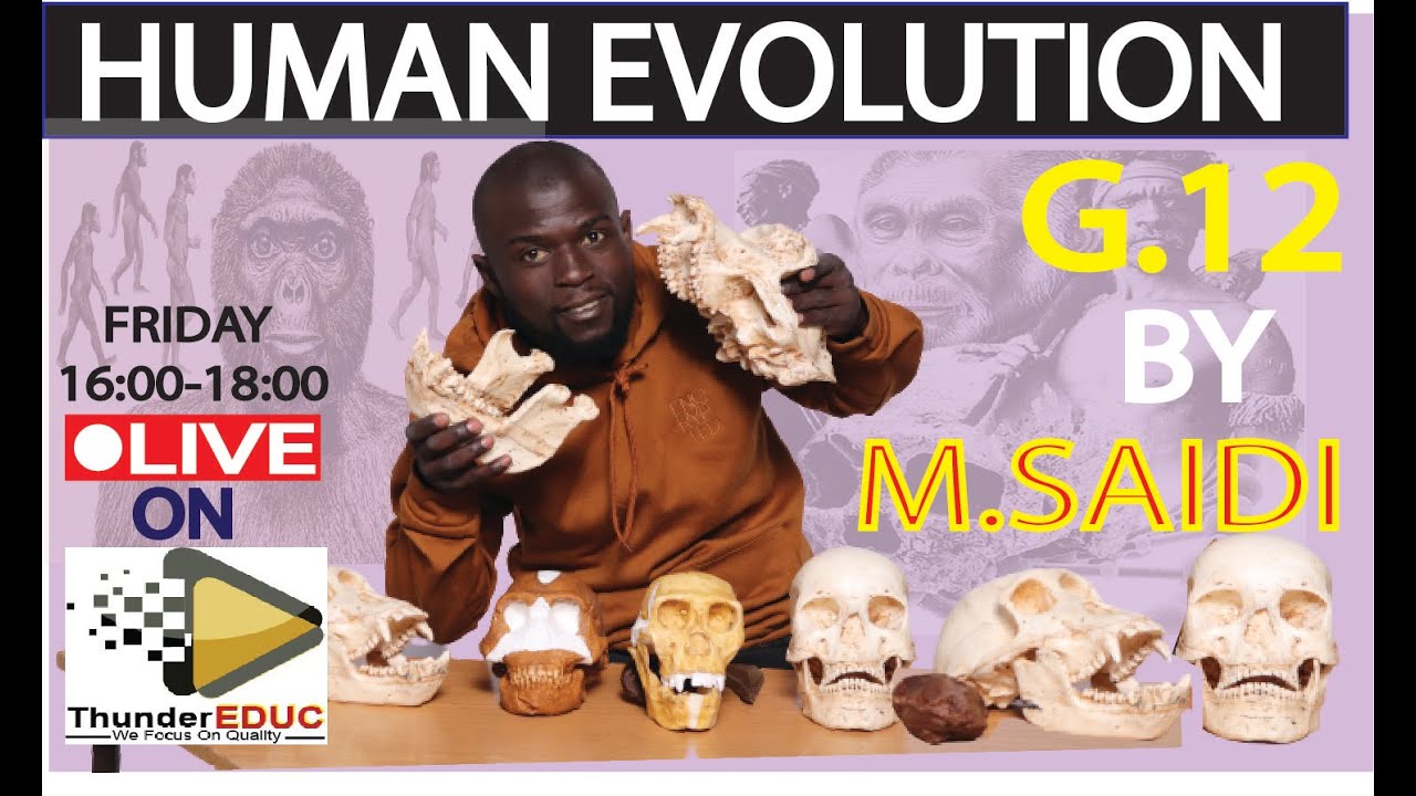 HUMAN EVOLUTION: GRADE 12:FULLY EXPLAINED WITH PRACTICALS: [THUNDEREDUC ...