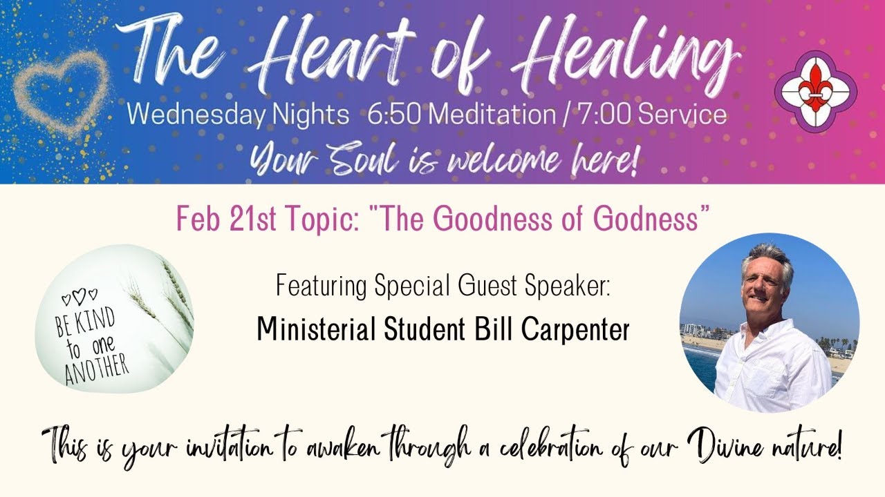 "The Goodness of Godness" Join ministerial student Bill Carpenter for ...