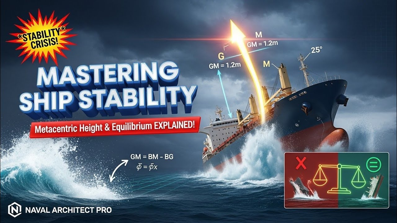 Mastering Ship Stability: Metacentric Height & Equilibrium Explained ...