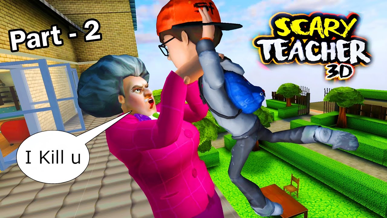 Scary Teacher 3d Live Stream 😲 Horror Game Walkthrough #scaryteacher3d ...