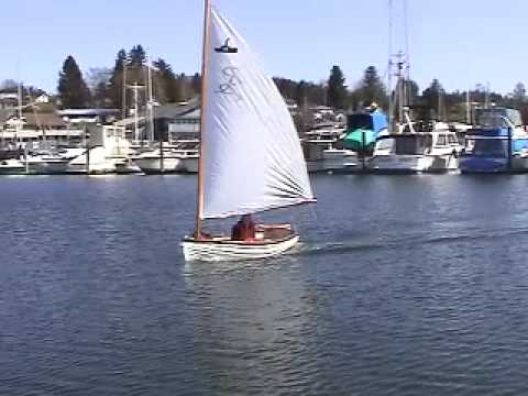 Kaiser Sailing In His Minto Dinghy - YouTube