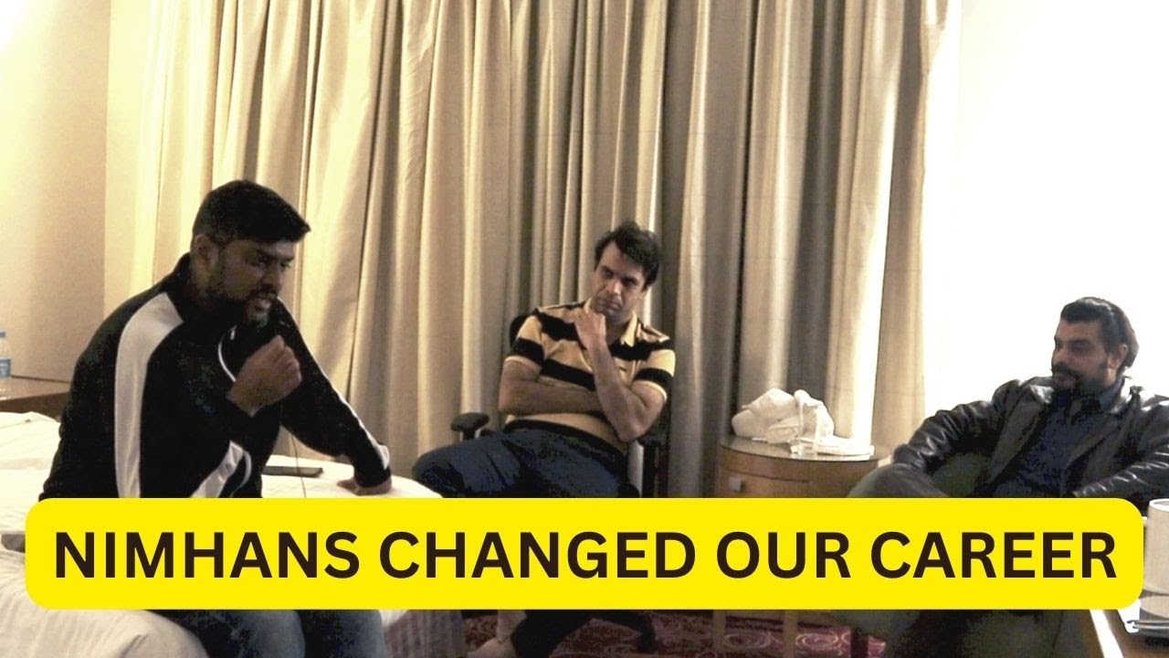 How NIMHANS boosted our Career's- Three Anesthesiologist's Stories ...