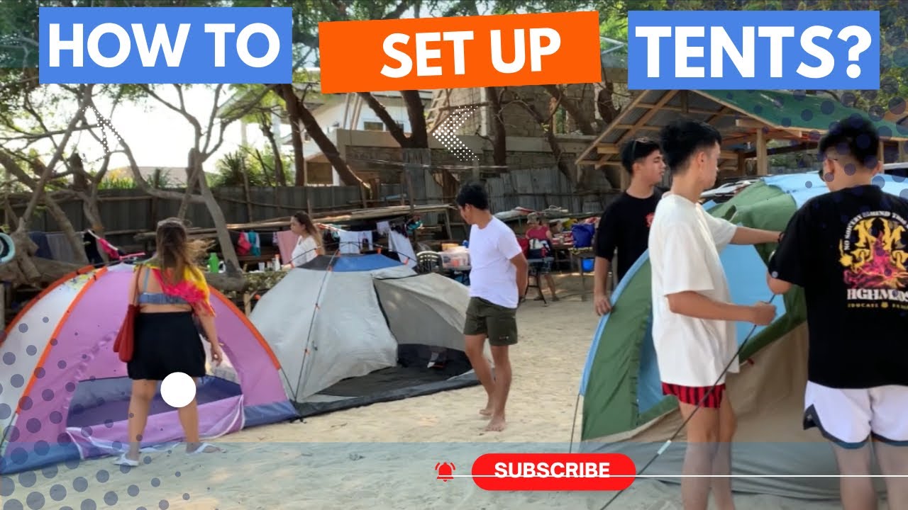 Paano i-set up ang Tent? • Tent Assemble - YouTube