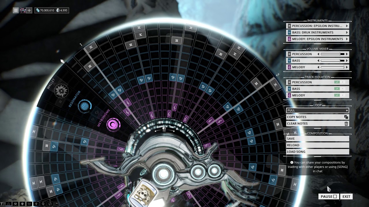 Warframe Mandachord: The 7 Seas (F-777) - YouTube