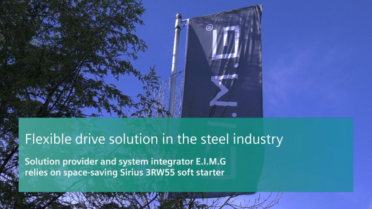 Flexible drive solution in the steel industry - YouTube