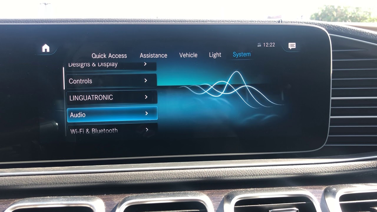 Settings adjustment in the new MBUX System. - YouTube