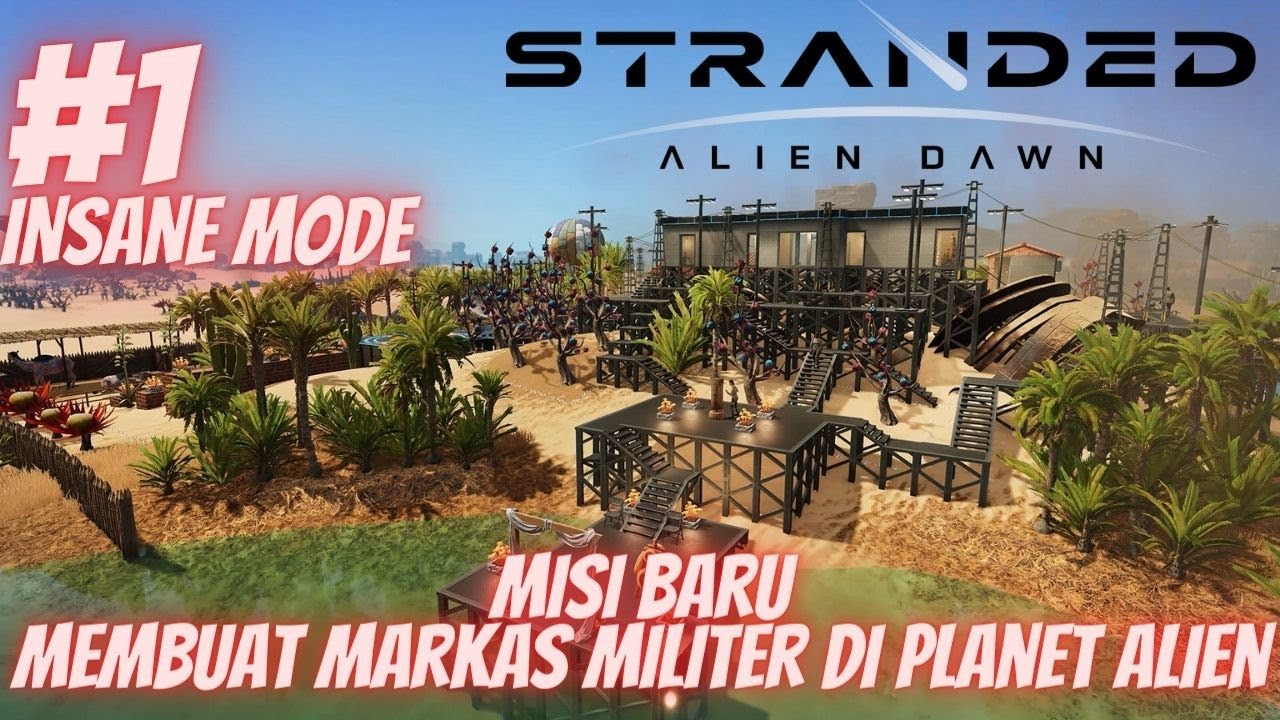 (EPS #1 INSANE) Misi Baru Membuat Base Di Planet Alien | STRANDED ...