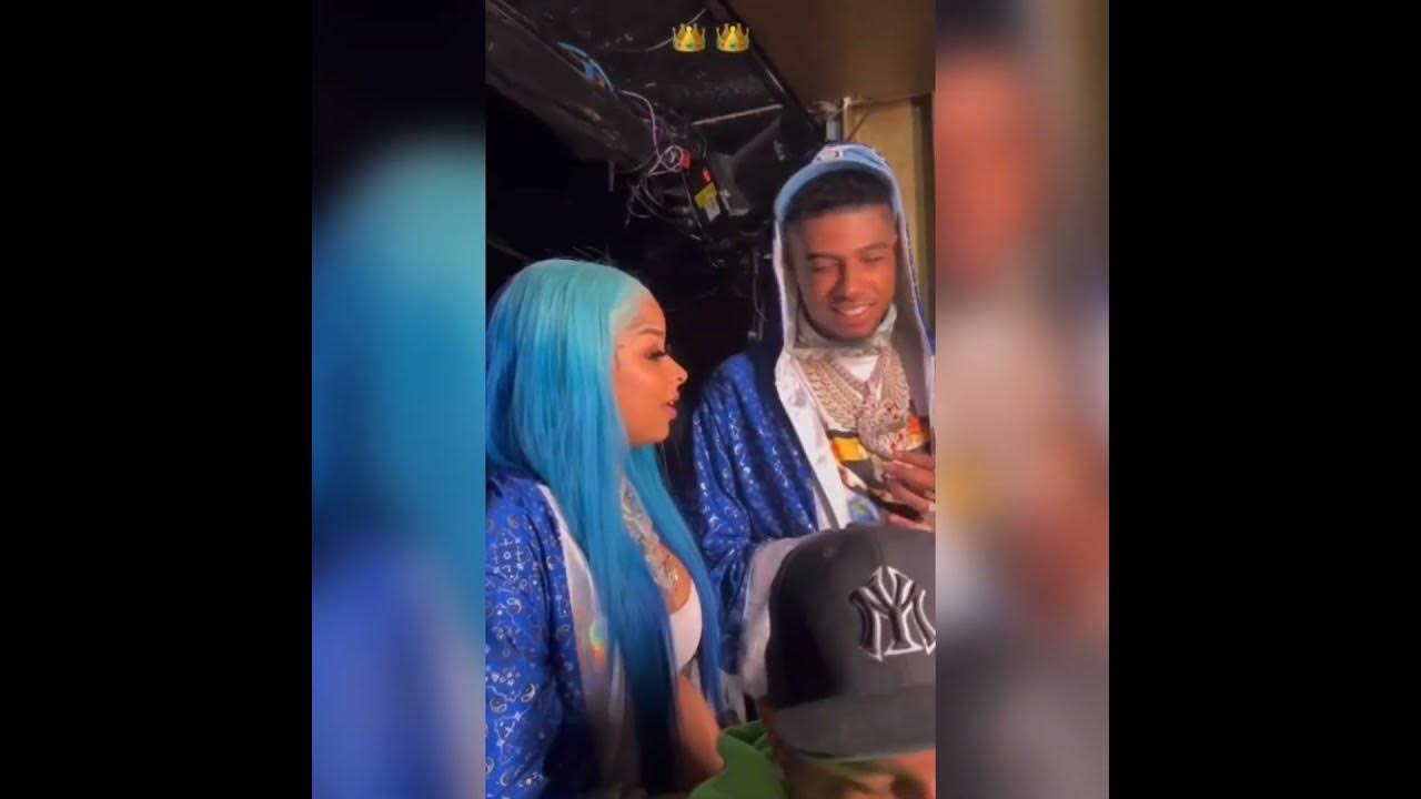 ⚜ Blueface & Chrisean Rock - Spotted Together At His Boxing Match (Congrats On Win) - YouTube