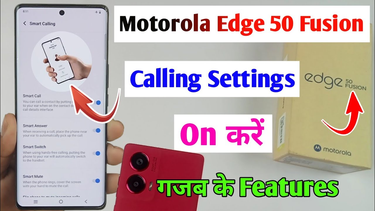 motorola edge 50 fusion call settings / moto edge 50 fusion calling ...
