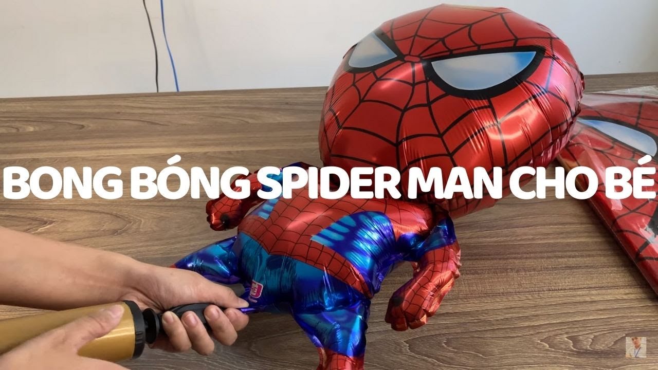 Hướng dẫn cách bơm bong bóng SPIDER MAN không bị bể mới nhất | abshop ...