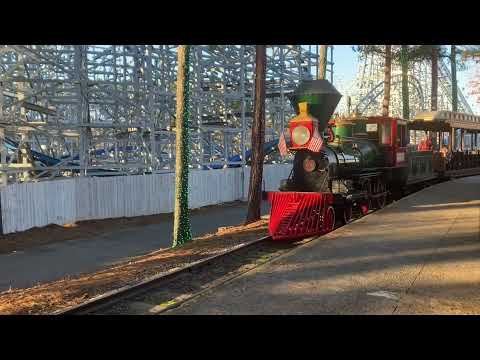 Riding the Six Flags Railroad at Six Flags over Georgia in Austell GA ...