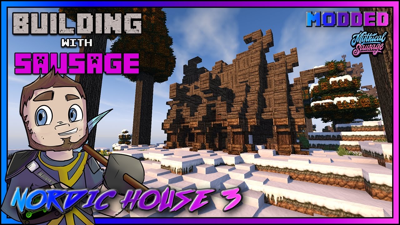 Minecraft - Building with Sausage - Nordic House 3! [Conquest Reforged ...