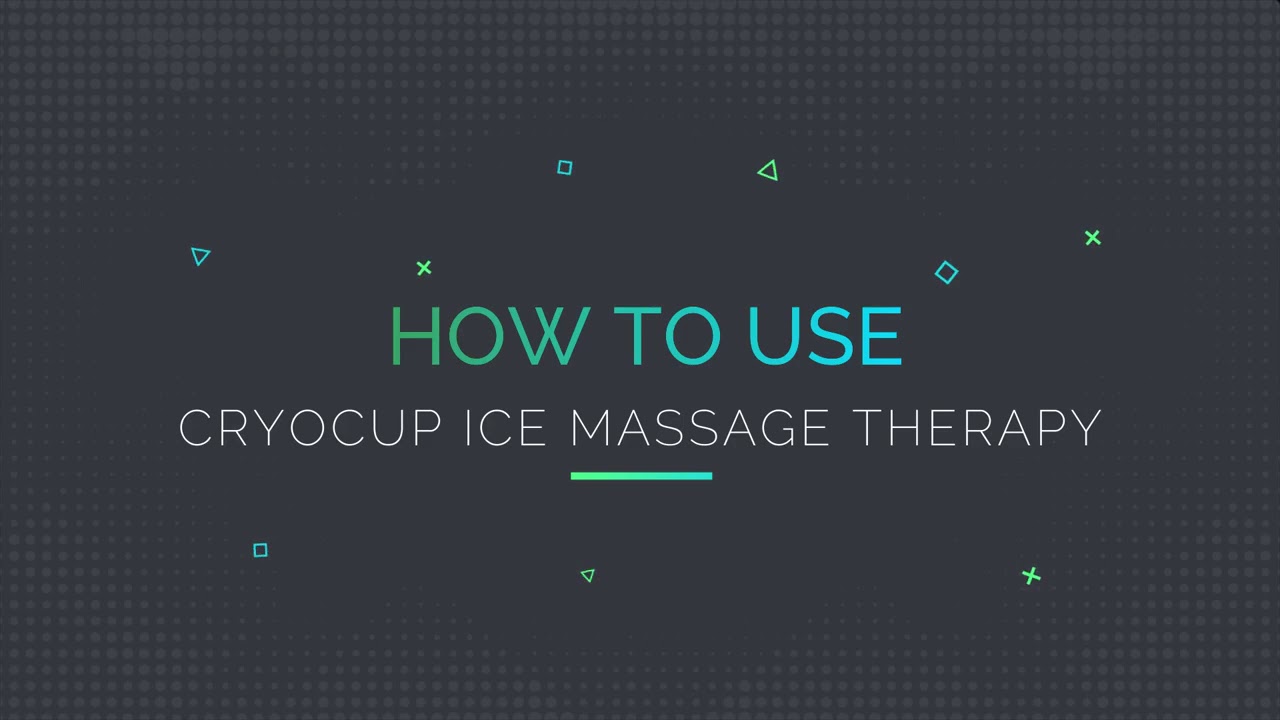 CryoCup Ice Massage Therapy - YouTube