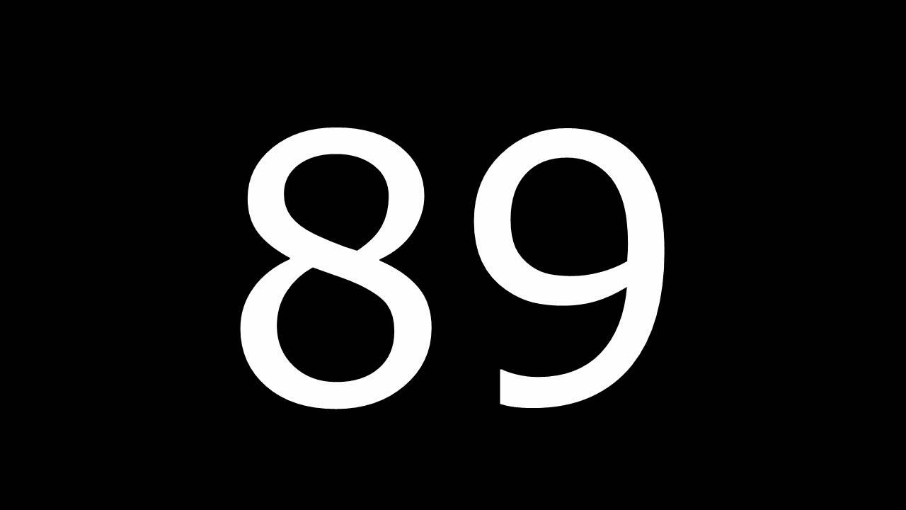  89 Number YouTube