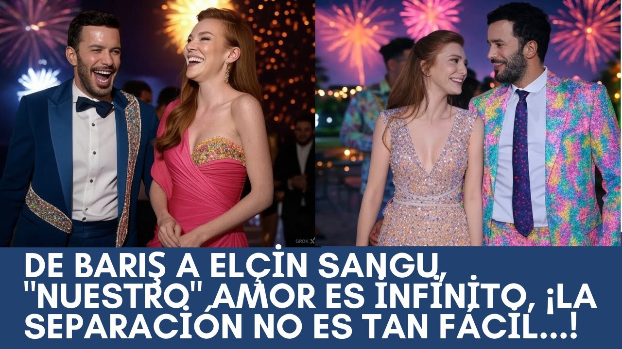 De Barış a Elçin Sangu, "Nuestro" amor es infinito, ¡la separación no ...