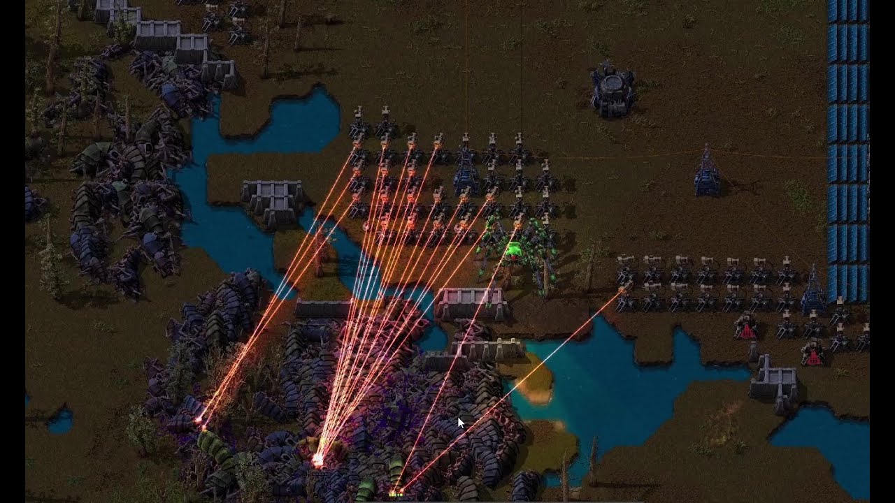 Insane Factorio - Killing biters - YouTube