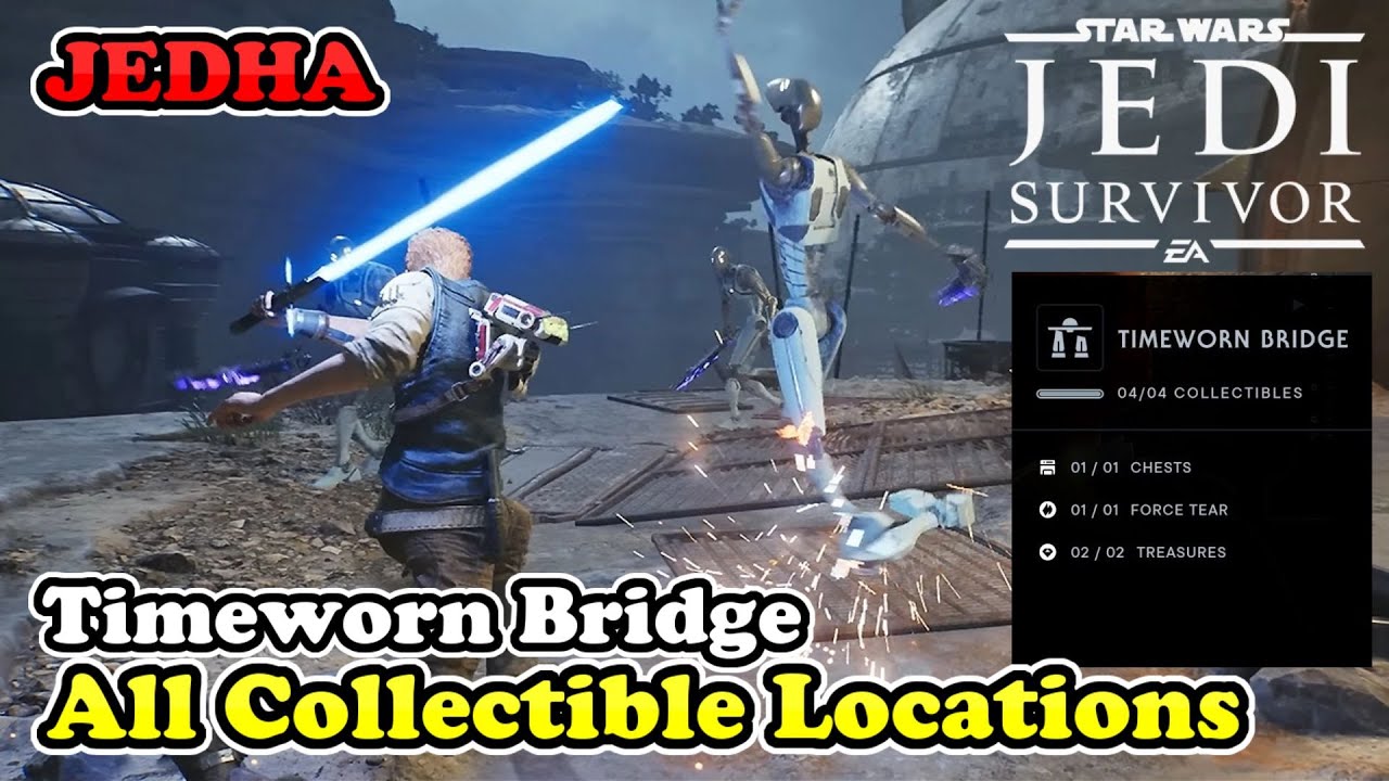 Timeworn Bridge All Collectible Locations Star Wars Jedi Survivor ...