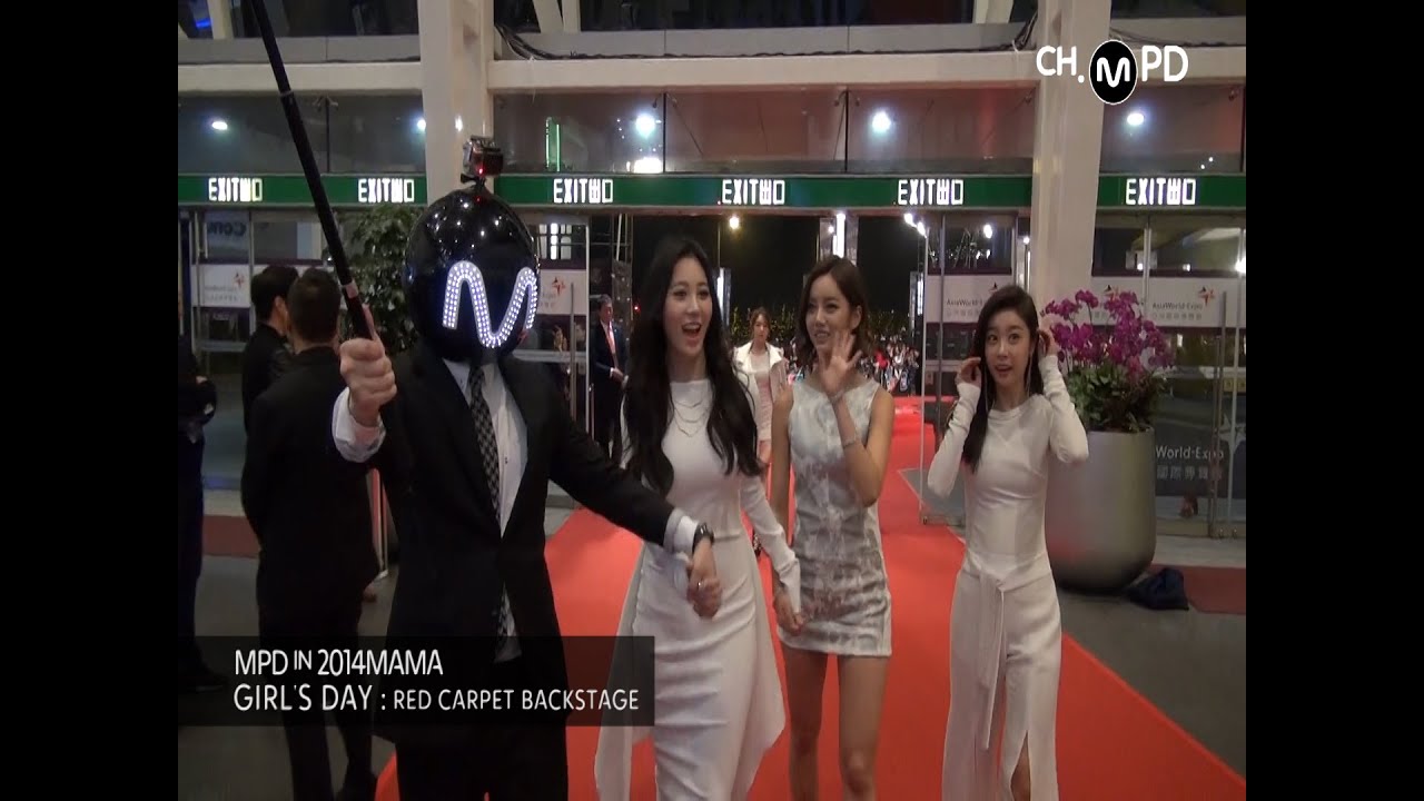 [MPD in 2014MAMA] 141203 Girl's day: RED CARPET BACKSTAGE - YouTube