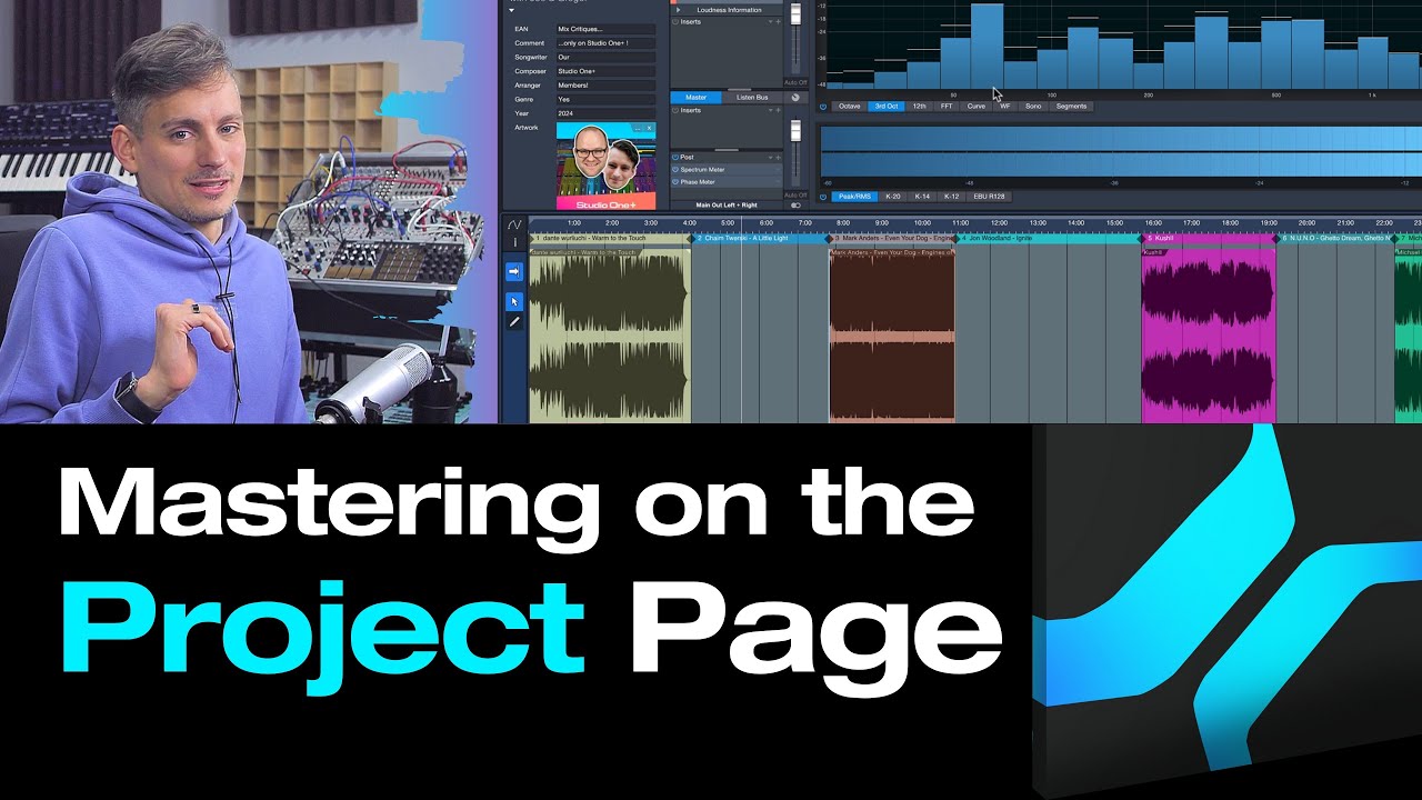 This is Why You Should do Mastering on the Studio One Project Page | PreSonus - YouTube