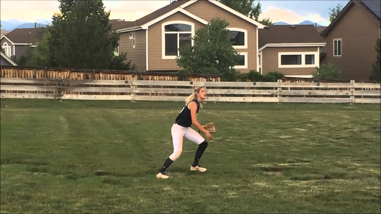 Kaylie McIntosh Softball Skills Video - YouTube