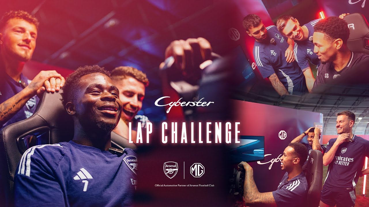 Which Gunner comes out on top? 🏎️ | The Arsenal take on the MG Lap ...