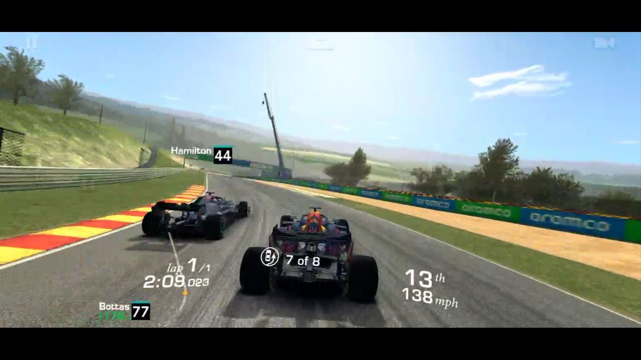Overtake Lewis Hamilton in F1 Race, Real Racing 3 Gameplay, Formula 1 ...