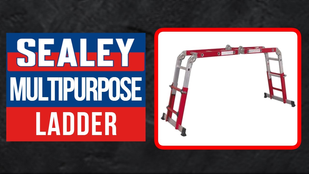 Sealey Multi-Purpose Ladder - Adjustable Height - YouTube