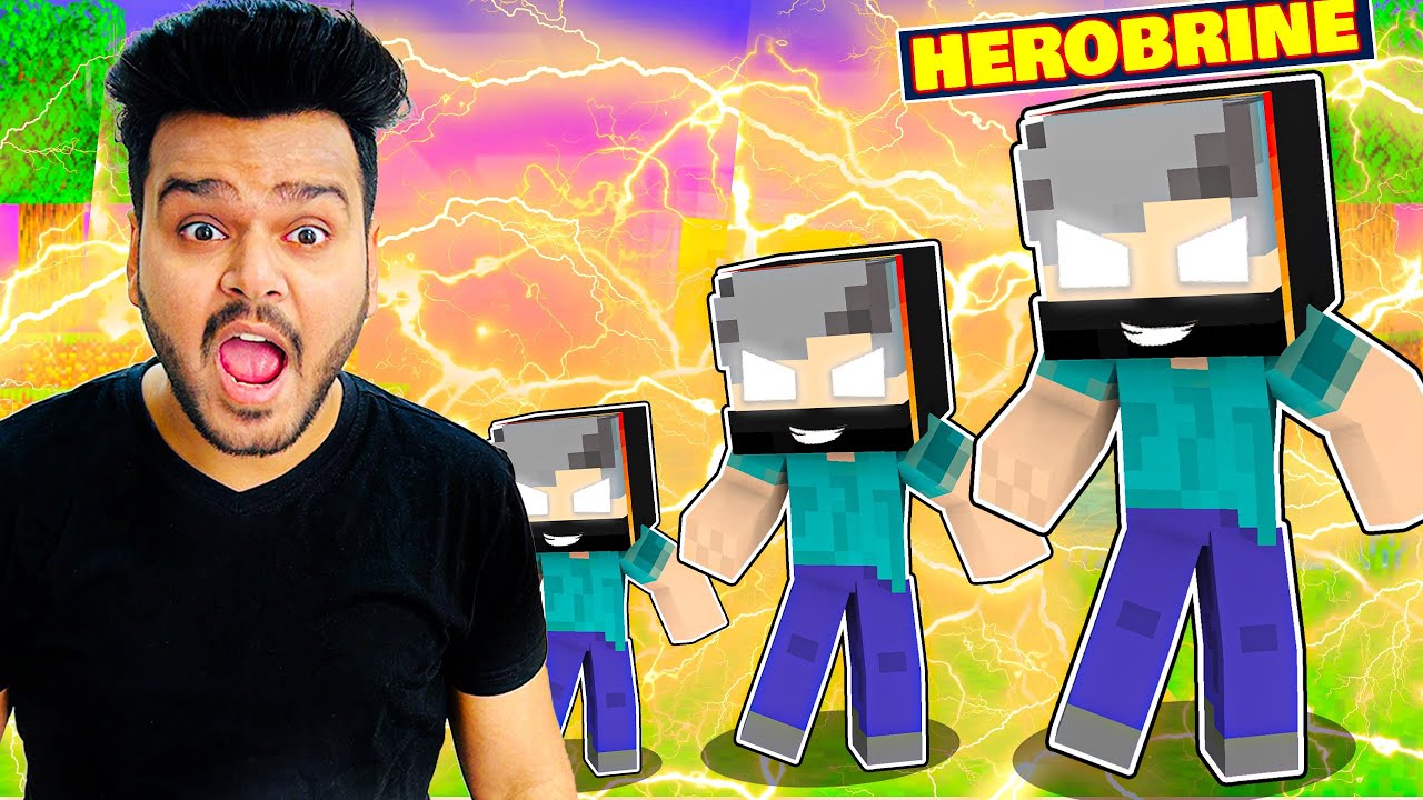 Saving HERORBINE in Minecraft..!! 😍 - YouTube