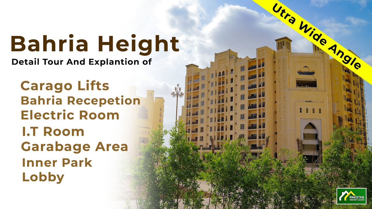 Inside Tour of every Single Part in Bahria Heights Karachi - YouTube