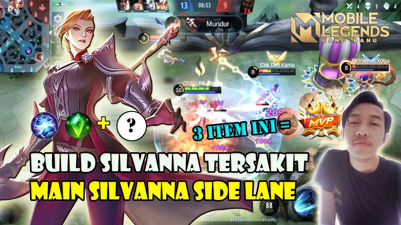 GAMEPLAY SILVANNA 2021 - BUILD SILVANNA TERSAKIT 2021 | Mobile Legends ...