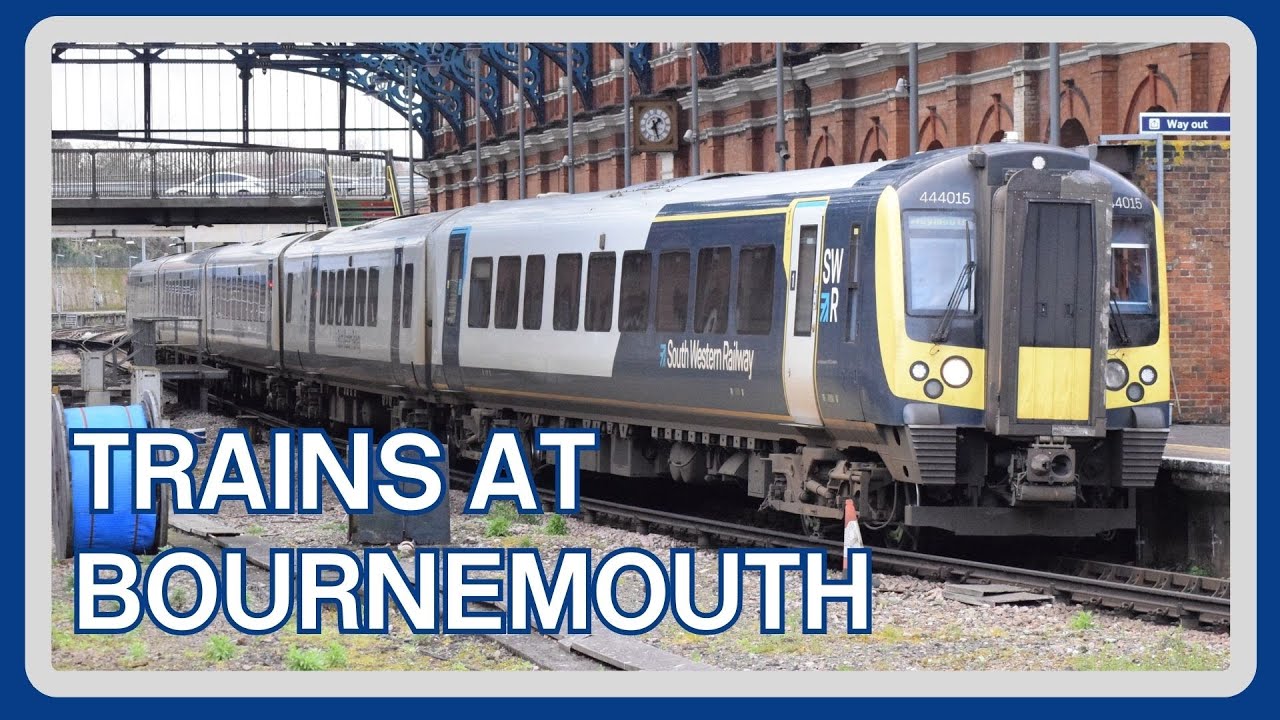 TRAINS at BOURNEMOUTH railway station - YouTube