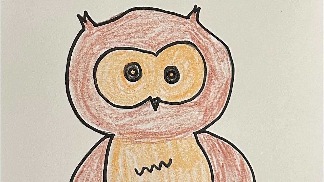 Alphabet learning with drawing and coloring |Alphabet O o | O for Owl 🦉 ...