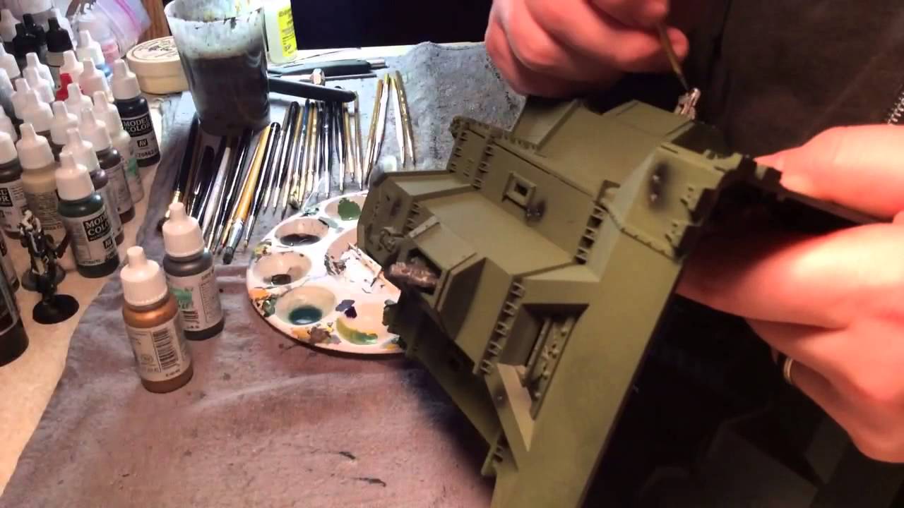 Warhammer 40k Painting Timelapse - YouTube