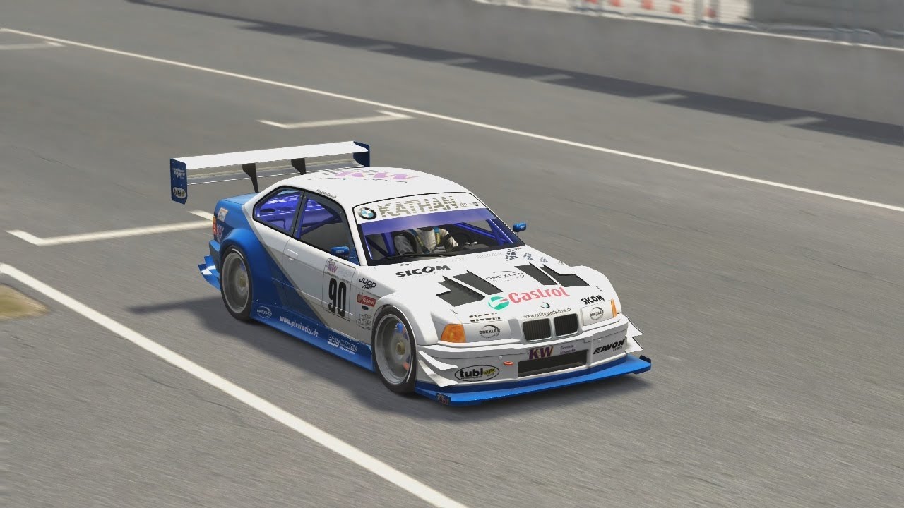 Assetto Corsa | BMW E36 320 JUDD V8 | Sveg Raceway Hotlap 2:28.515 ...