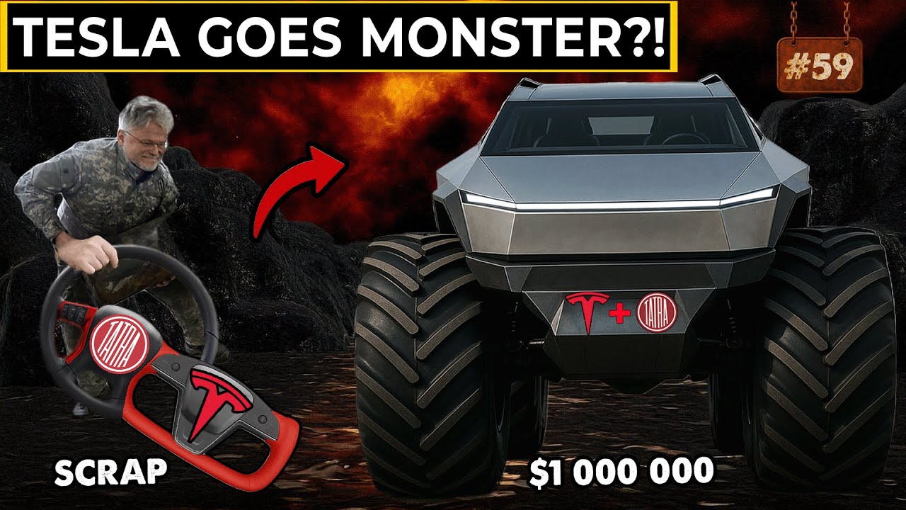 Building an Epic Monster Truck from Tesla & Tatra (Ep. 59) - YouTube
