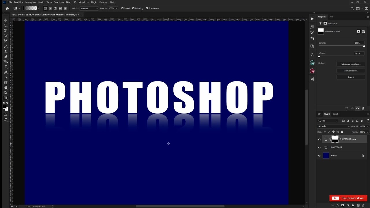 04 How To Create Letters Reflection Effect With Photoshop YouTube 04 How To Create Letters Reflection Effect With Photoshop YouTube