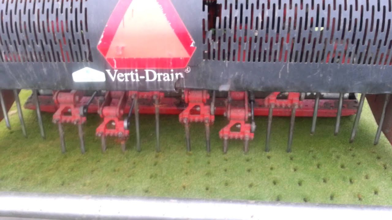 Verti drain - YouTube