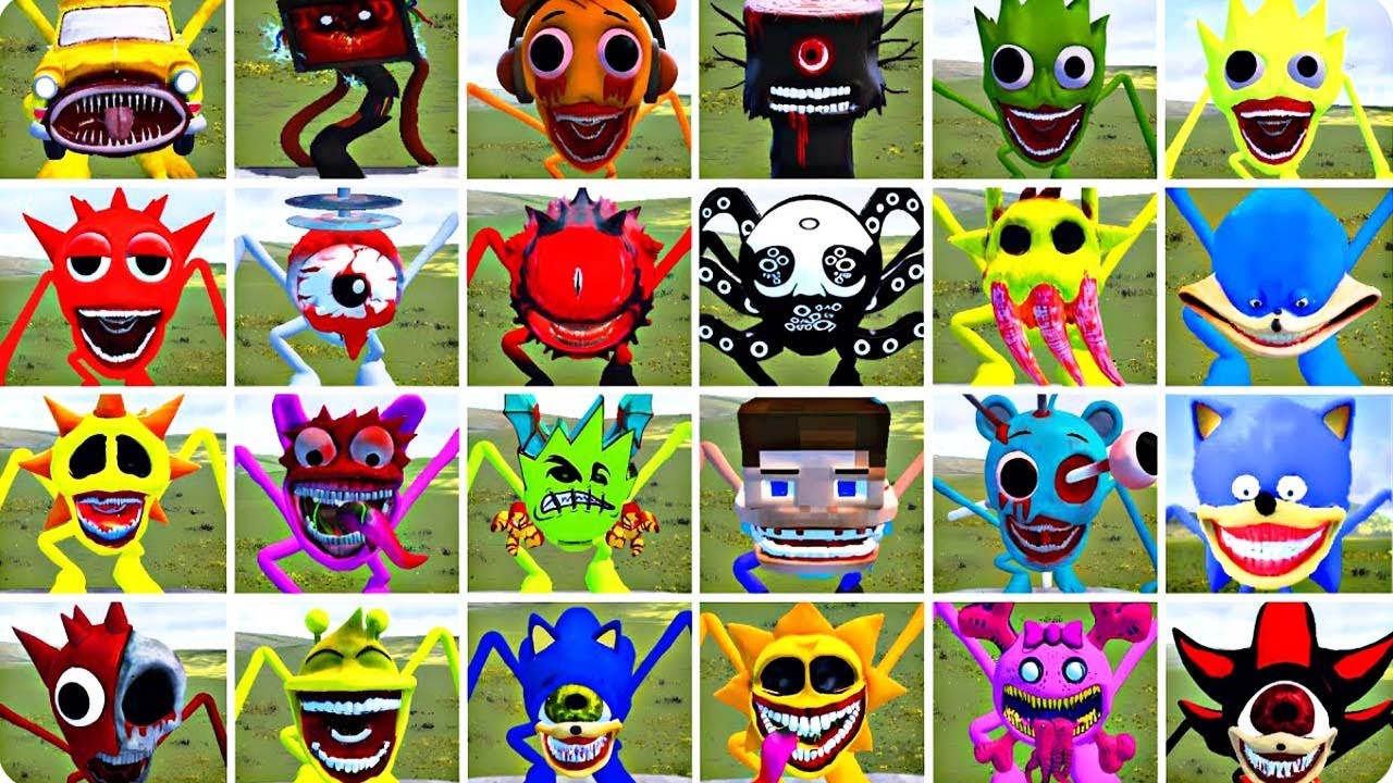 EVOLUTION OF NEW ALL SHIN SONIC AND SPRUNKI SMALL TO BIG EVOLVED INTO ...